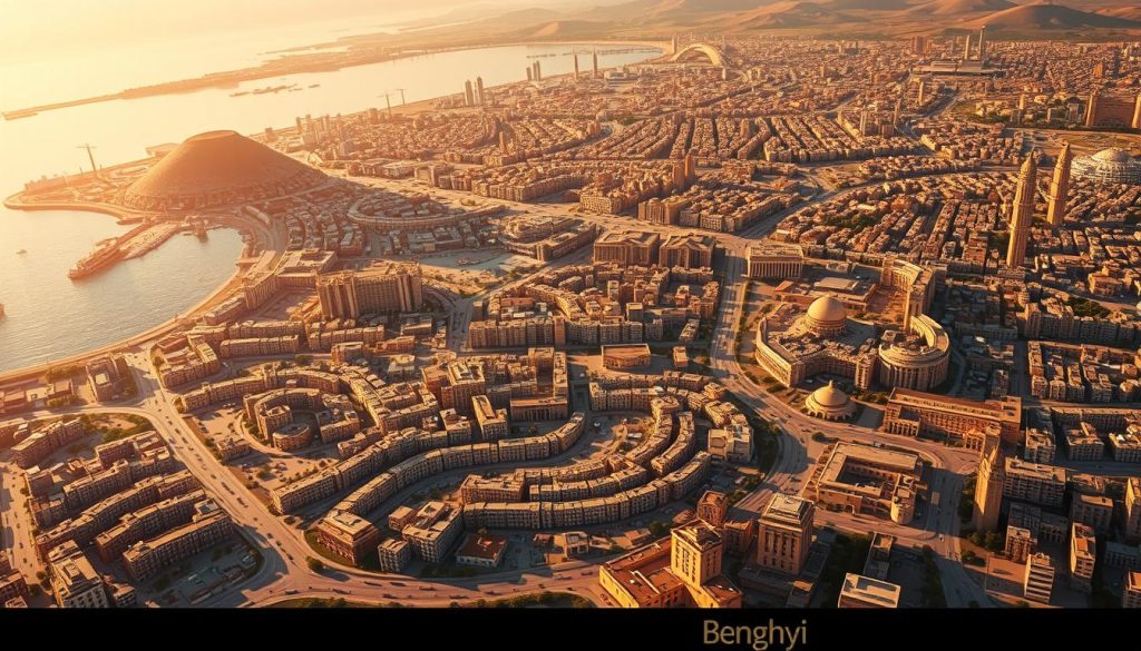 Map of Libya: Showing the City of Benghazi - Advanced Insights