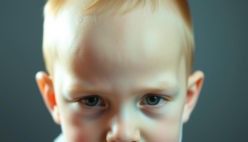 Clinical Photograph (Fig 2): Identifying Frontal Bossing