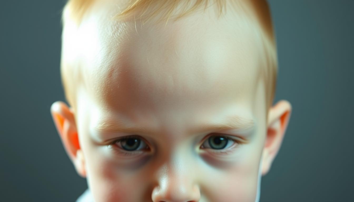 Clinical Photograph (Fig 2): Identifying Frontal Bossing