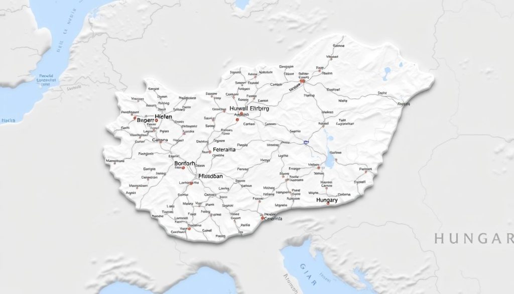 Location of Hungary in Europe: Geographic Map | Scientific Diagram ...