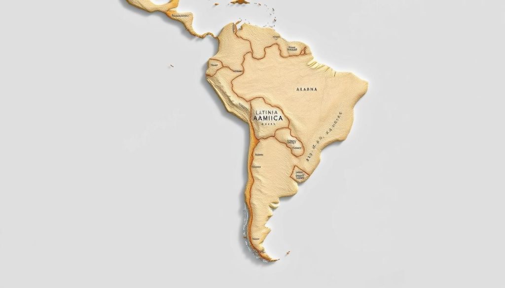 Map Showing Countries in Latin America: Political Overview - Advancedpedia