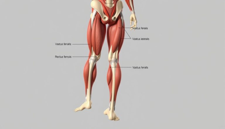 Muscle Diagram: Rectus Femoris (RF) and Vastus Lateralis Anatomy