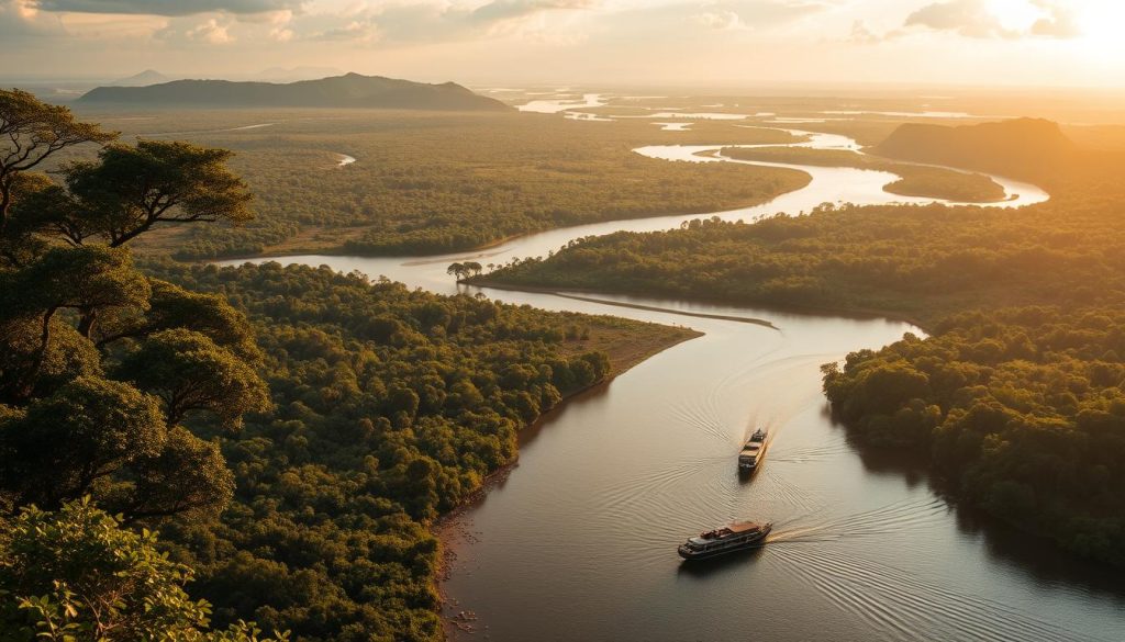 Map of Congo River: Showing 17,867 km of Navigable Waterways