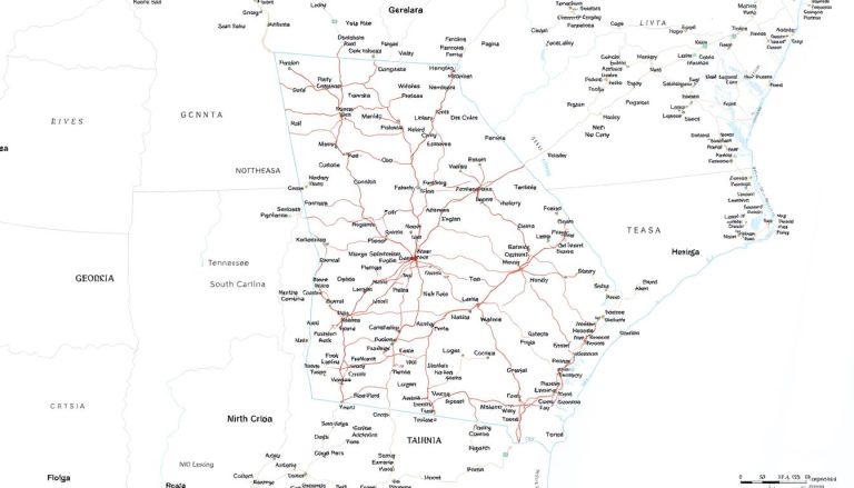 Map of Georgia (GA) and Neighboring US States - Advanced Insights
